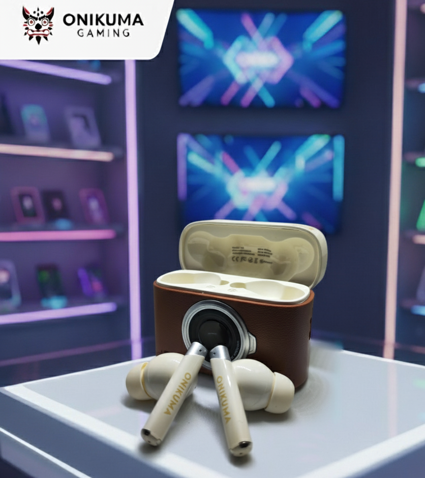 Onikuma Wireless Earbuds - Vintage Camera Edition - Best Budget Mic ...